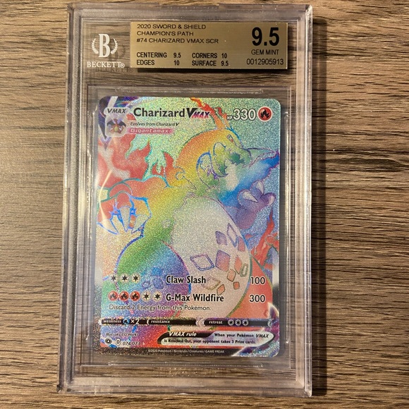 Pokemon | Games | Sold Charizard Vmax Holo Pokmon 220 Card | Poshmark